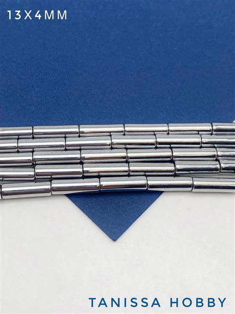 Гематин гематит бусины трубочка 4х13мм нить ГТ081 купить по цене 140 руб Заказать в