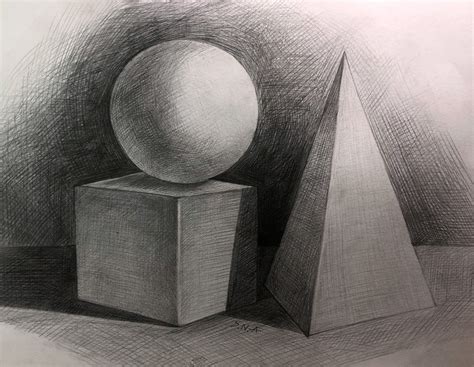 Как нарисовать геометрические фигуры карандашом