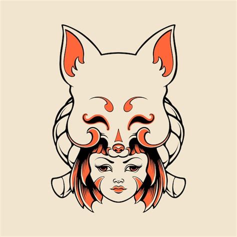 Kitsune Lore Vectors And Illustrations For Free Download