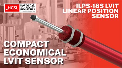 Ilps 18s Linear Lvit Position Sensor Spring Loaded