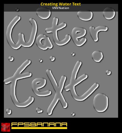 Creating Water Text Gamebanana Tutorials