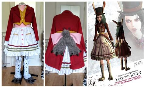 Alice Madness Returns Alice Lucky Rabbit Utimate Cosplay Costume
