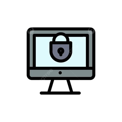 Computer Access Background Blue Business Encryption Isolated Secure Png And Vector With