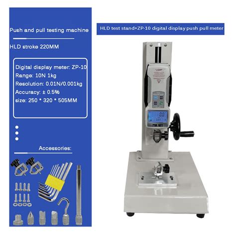 Hld Tensile Compression Testing Machine Test Bench Digital Display Push