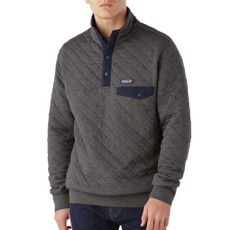 Patagonia Organic Cotton Quilt Snap T Fleece Pullover Mens
