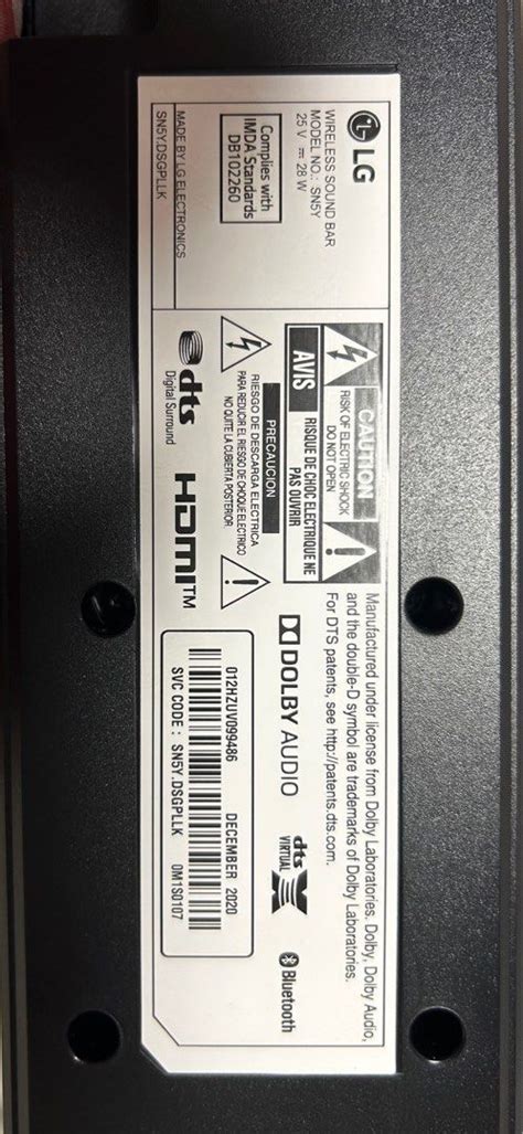 Lg Sound Bar Sn5y Audio Soundbars Speakers And Amplifiers On Carousell