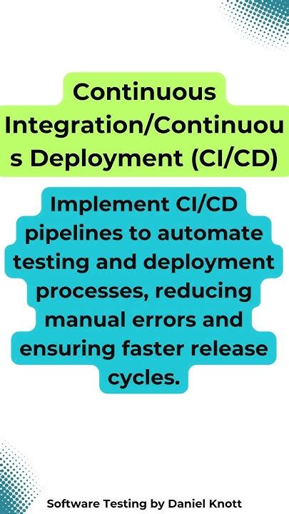 Continuous Integrationcontinuous Deployment Cicd Softwaretesting