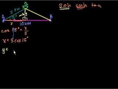 Trigonometry Word Problems Part 1 Video Trigonometry CK 12 Foundation