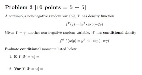 Solved Problem 3 10 Points 5 5 A Continuous Non Negative Chegg