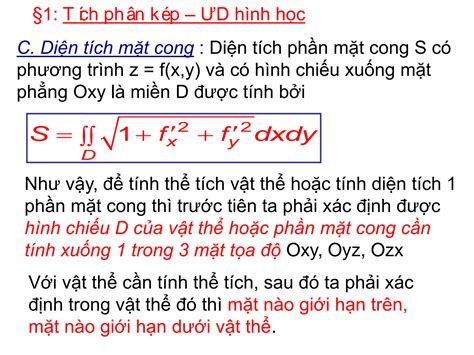 SOLUTION: Ung dung tich phan hinh hoc co ban & nang cao - Studypool