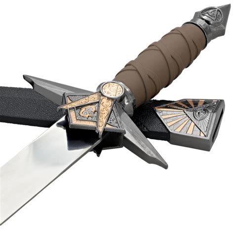 Compass Guard Masonic Dagger With Sheath 1456 Stainless Steel Blade