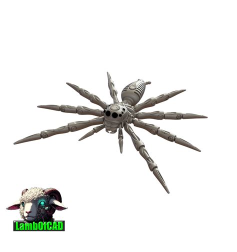 🕷️ Robotic Jumping Spider・free Stl File For 3d Printing・cults