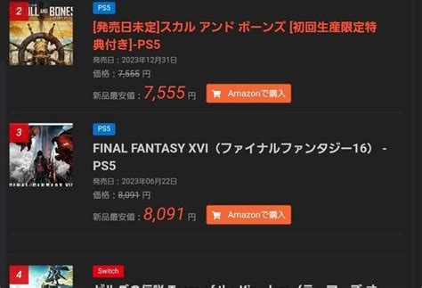 Ps5『スカルアンドボーンズ』という謎のゲーム、ff16とゼ │ 裏技ゲームあんてな 5チャンネルまとめアンテナサイト【2ちゃんねる】