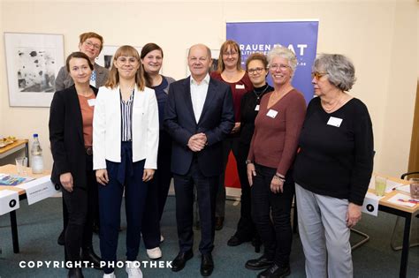 Frauenpolitischer Rat Land Brandenburg E V Bundeskanzler Olaf Scholz