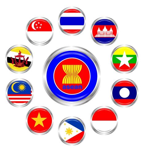 งานการออกแบบและดีไซน์ ธงอาเซียน 10 ประเทศ