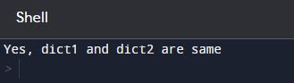 Compare Two Dictionaries And Check If Key Value Pairs Are Equal AskPython