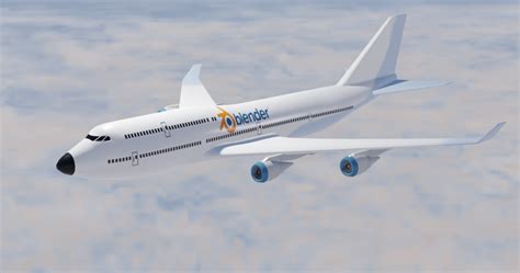This Plane Model Was Made After Learning Blender For A Month Back In