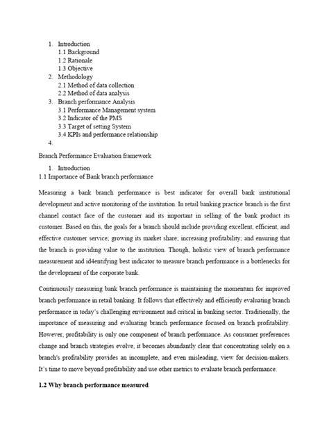 Guidline Pdf Performance Indicator Banks