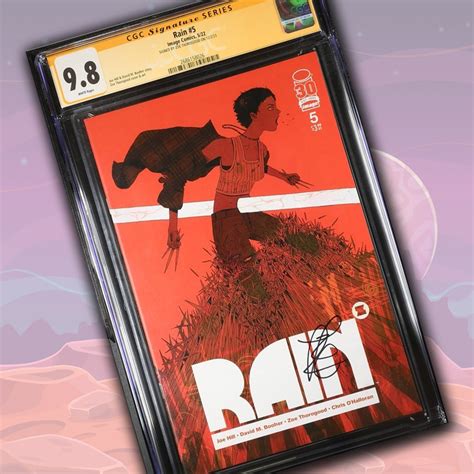 Rain 5 Image Comics Cgc Signature Series 98 Signed Zoe Thorogood