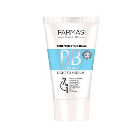 بی بی کرم 7 در 1 فارماسی رنگ روشن تا متوسط 02 با Spf15 حجم 50 میل