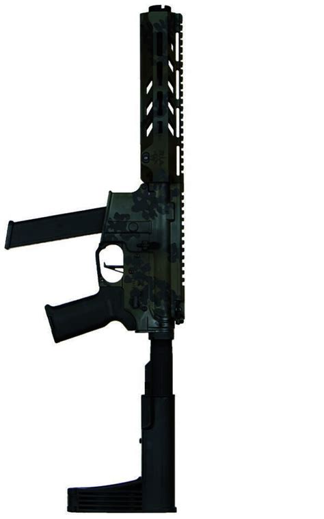 9mm Pistol W 7 5″ Barrel And 9″ Raw Mlok Rail Red Arrow Weapons