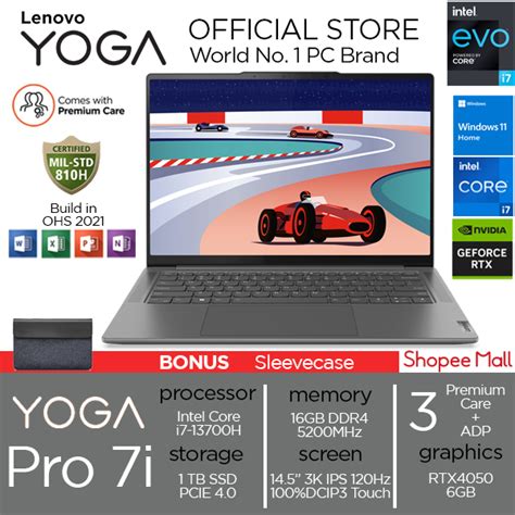 Jual Lenovo Yoga Pro 7i 14IRH8 EVO Intel Core I7 13700H RAM 16GB 1TB