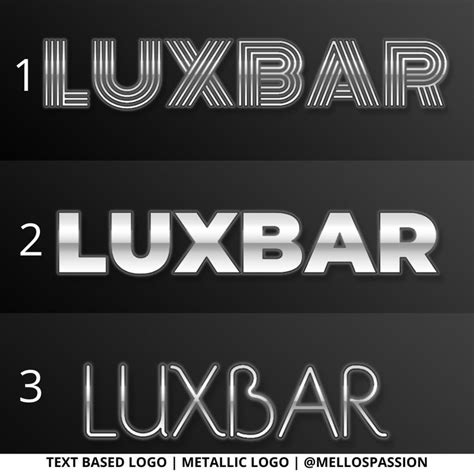 Text Based Logo 🖤