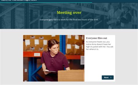 Branching Scenario Process Elearning Example