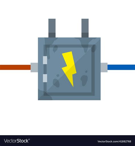 Switchboard High Voltage Sensor Royalty Free Vector Image