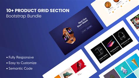 10 Free Product Grid Section Web Ui Kits Html Components