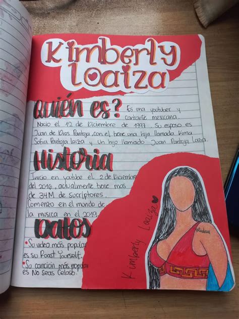 An Open Notebook With Writing On It And A Drawing Of A Woman S Face