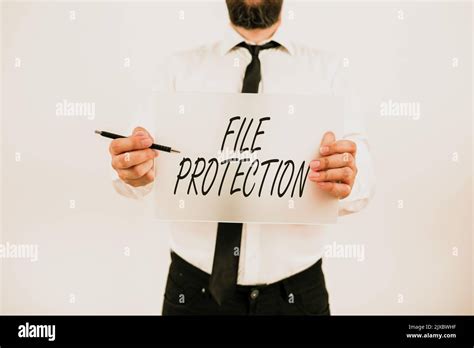 Conceptual Display File Protectionpreventing Accidental Erasing Of Data