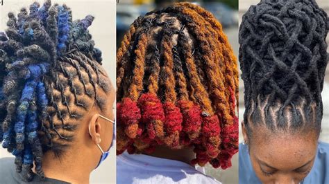 Beautiful And Gorgeous Loc Hairstyles Compilation Aahv Youtube