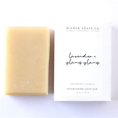 Lavender Ylang Ylang Nourishing Soap Bar Wicked Soaps Co