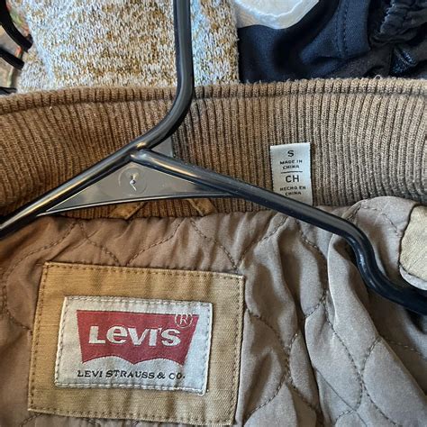 Levis Brown Jacket Super Cute For The Fall Or Winter Depop