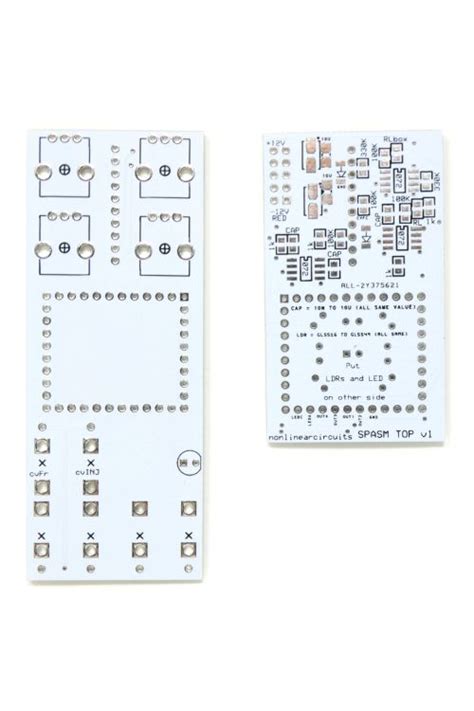 Spasm 7 Way Vactrol PCB Nonlinear Circuits Modular Addict Synth DIY
