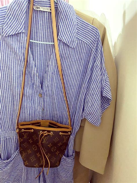 Lv M41346 Nano Noe 經典monogram 束口水桶包迷你 名牌精品 精品包與皮夾在旋轉拍賣