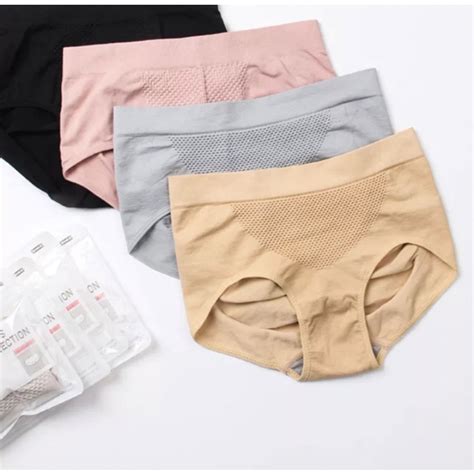 กางเกงในผู้หญิง กางเกงชั้นใน เก็บพุง 3d เอวสูง เก็บหน้าท้อง ยกก้นซื้อ Kindshop 95 Thaipick