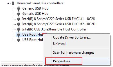 Fix USB Root Hub To Fix USB Device Not Recognized
