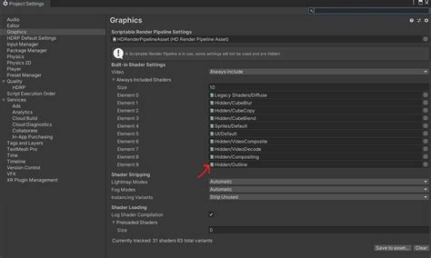 problem with getting custom pass shader in build unity engine