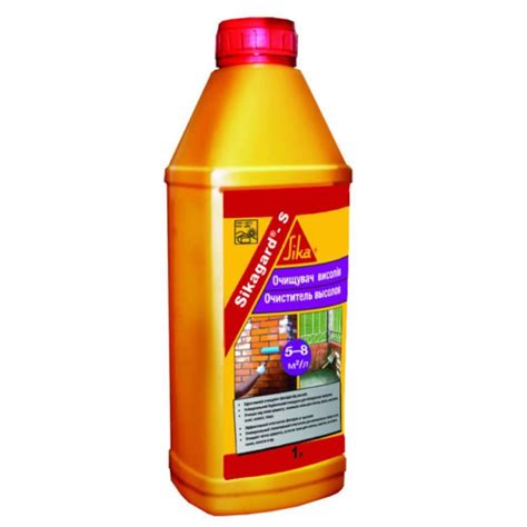 Купити Очищувач висолів та мінеральних поверхонь від забруднень Sika Sikagard S 1 л за ціною 159