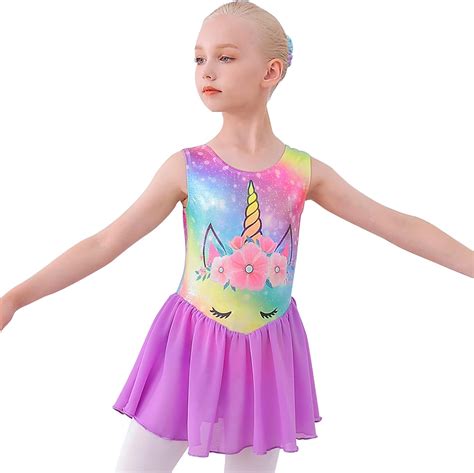 Amzadenobe Leotardo De Ballet Para Niñas Con Falda Para Niños Vestido