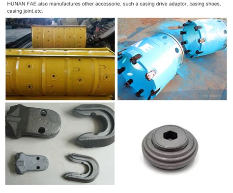 Full Rotary Heavy Weight Drill Segmental Casings Unidrill Tube Secant Pile Casing And Carrier