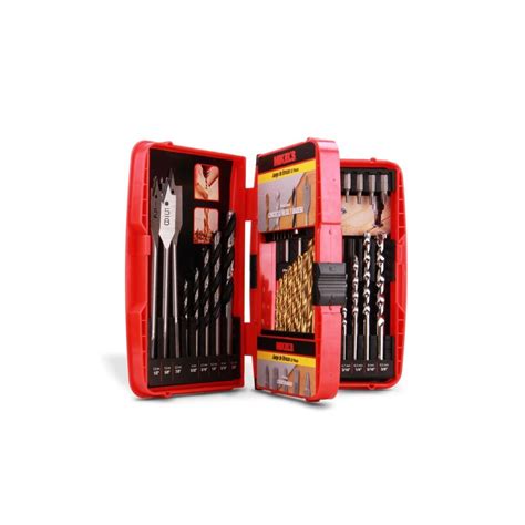 Juego De Brocas Mikels Color Rojo Con 52 Piezas Coppel