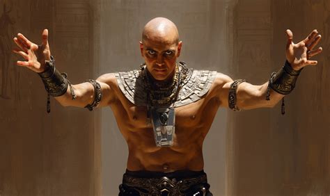 Арнольд Вослу Имхотеп Актеры и Актрисы Midjourney нейромазня Мумия Фильм