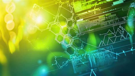 Futuristic Abstract Technology Neural Network Artificial Intelligence And Data Flow Background