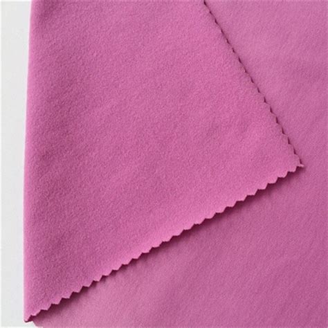 china custom sigle side brushed polyester spandex fabric suppliers