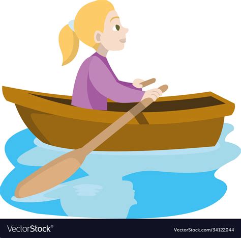 Rowing Royalty Free Vector Image Vectorstock