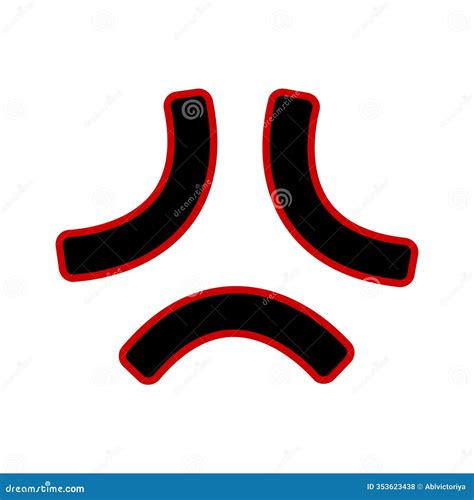 Cross Popping Veins Symbol Anger Or Irritation Effect Icon In Anime Or