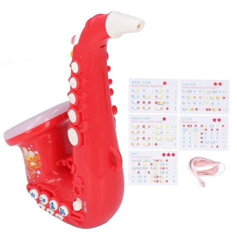 Zerone jouet d instrument de musique Enfants Saxophone Jouet Garçons Filles Belle Instrument de